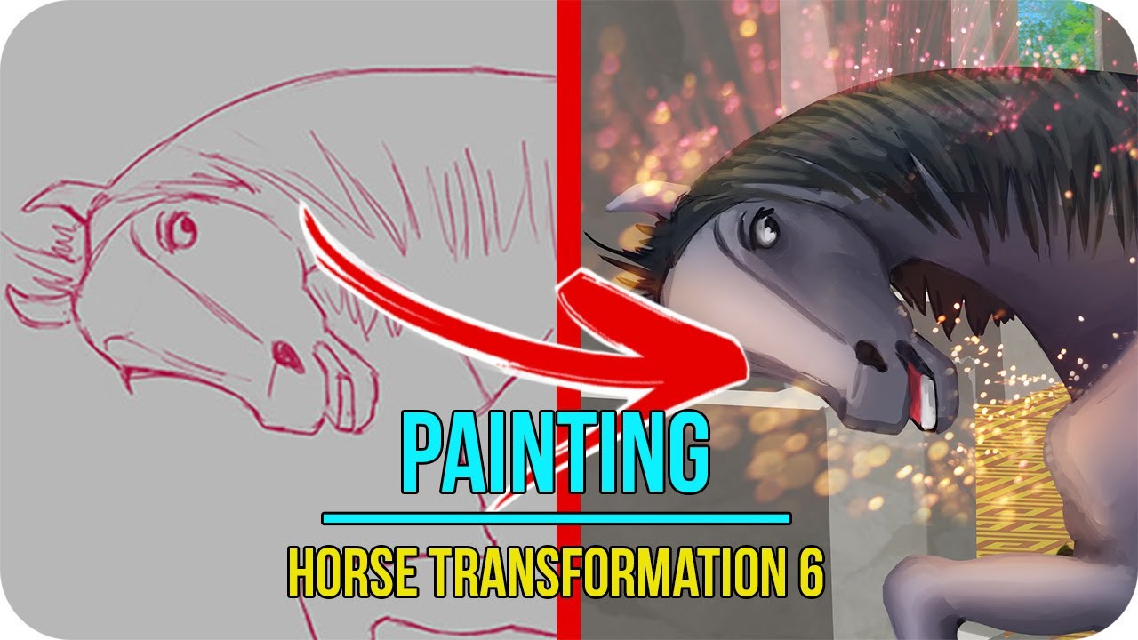 Horses of Apollo Transformation 6/6 - Steps Digital Painting Tutorial