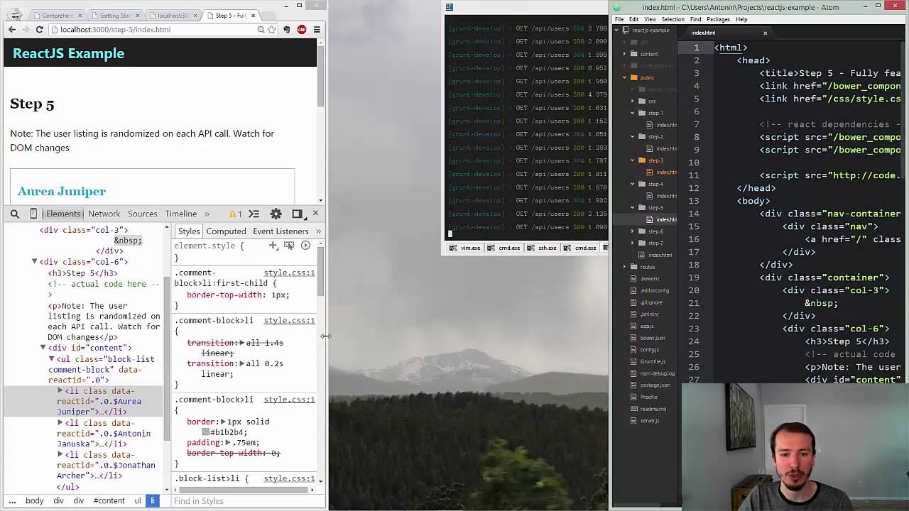 ReactJS quickstart for MV*/AngularJS developers