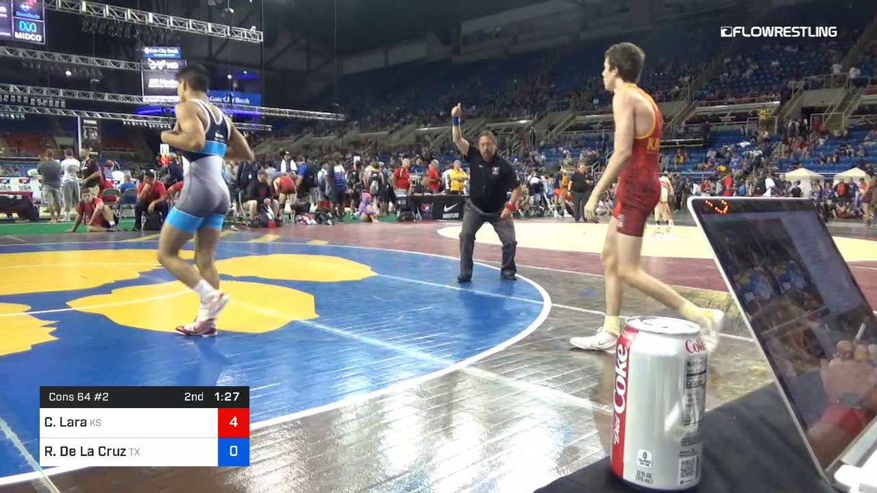 126 Lbs Cons 64 2 Cruz Lara Kansas Vs Roman De La Cruz Texas