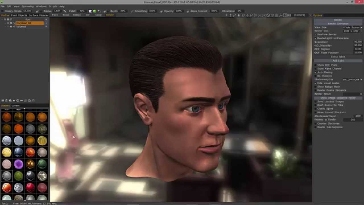 HDRI Environment Map Options