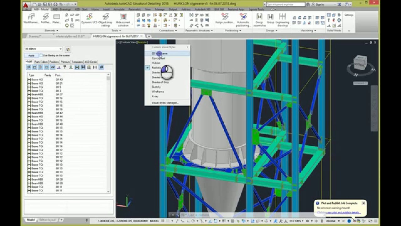 Autocad Structural Detailing 2015 no block editor