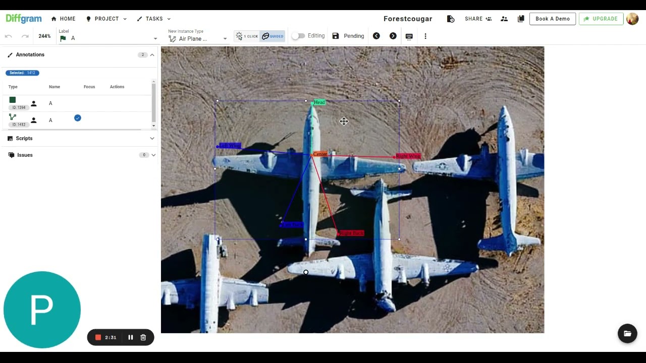 Keypoint Pose Annotation Update