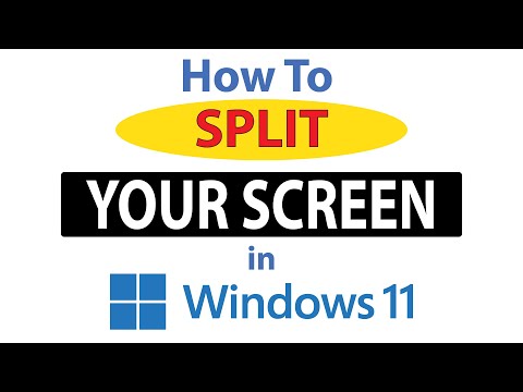 Split screen on Windows 11 | Snap layouts in Windows 11 | snap a window ...