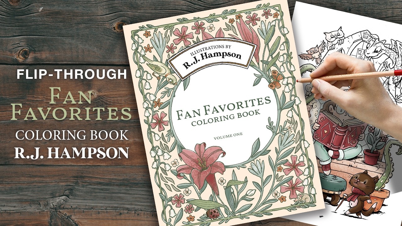 Fan Favorites Coloring Book | All 25 Hand-Drawn Illustrations