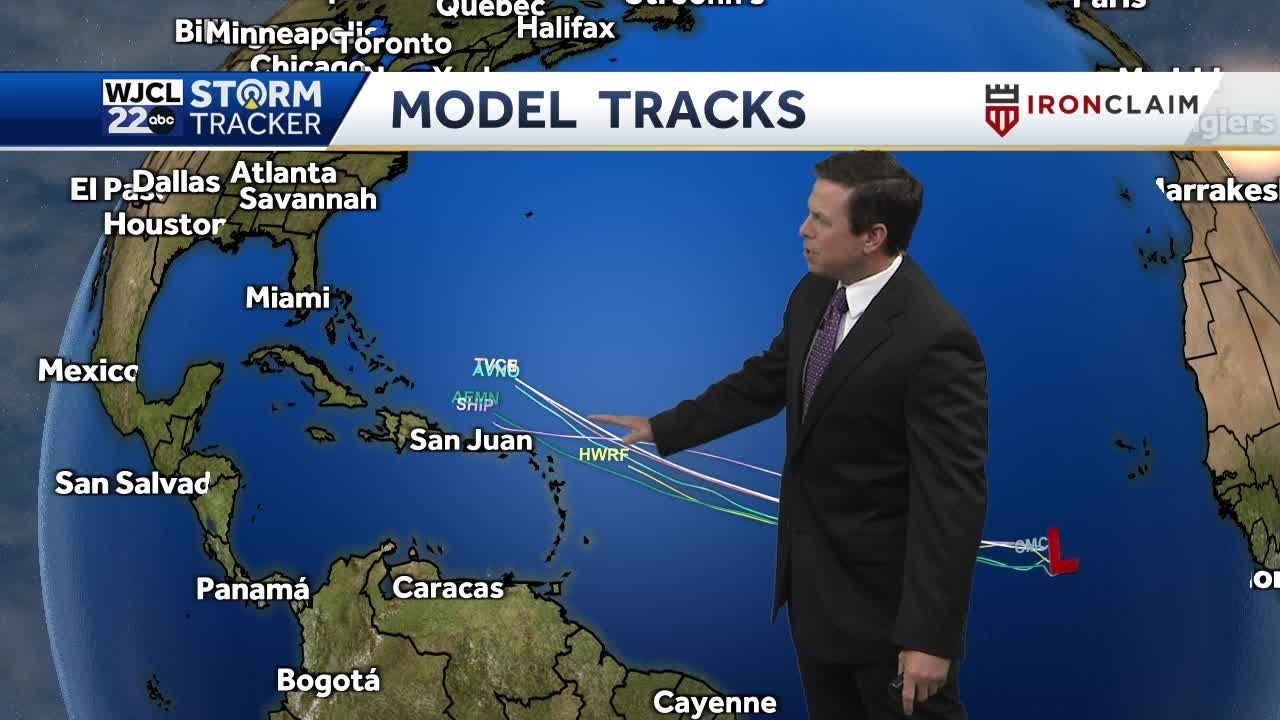 Tracking possible tropical development
