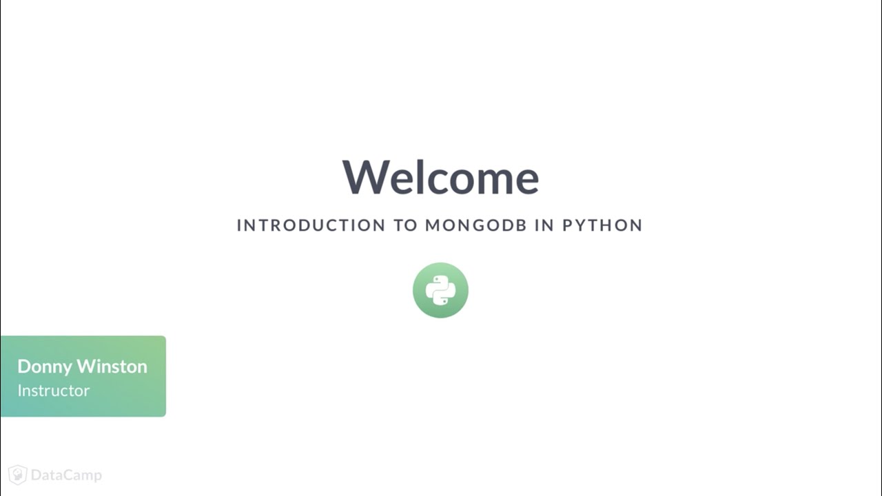 Python Tutorial: Introduction to MongoDB in Python