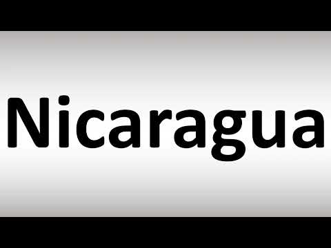 How to Pronounce Nicaragua?