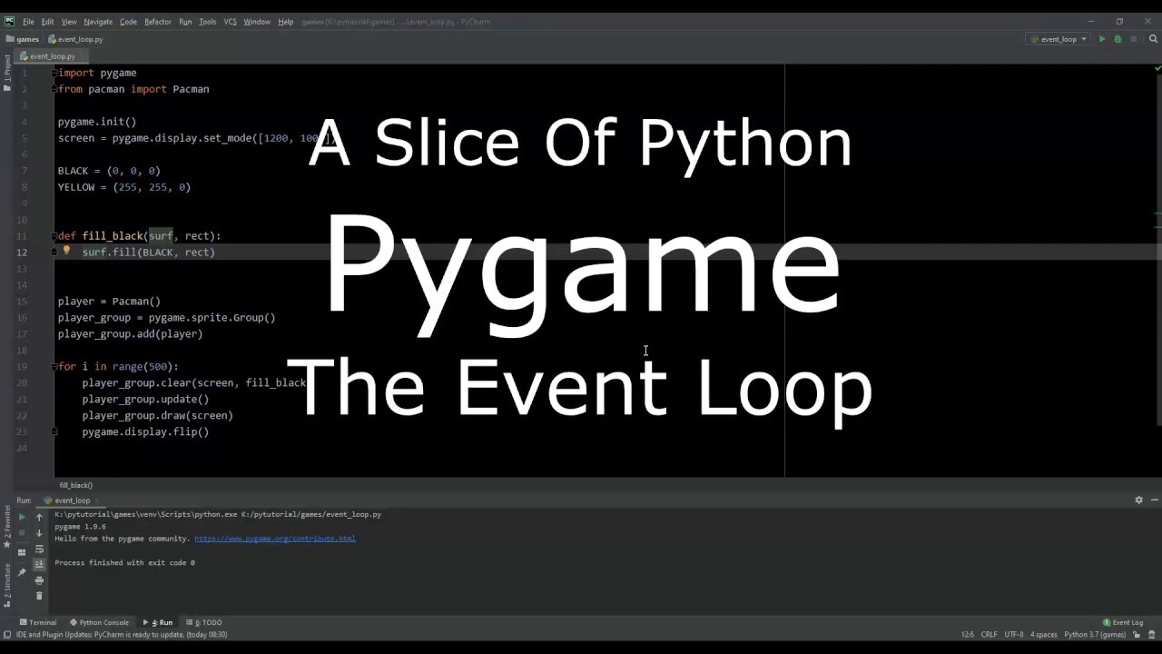 Python Games - The Event Loop