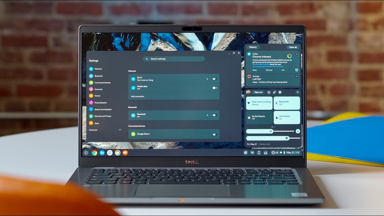 First Look: ChromeOS quick settings Material You redesign appears ...