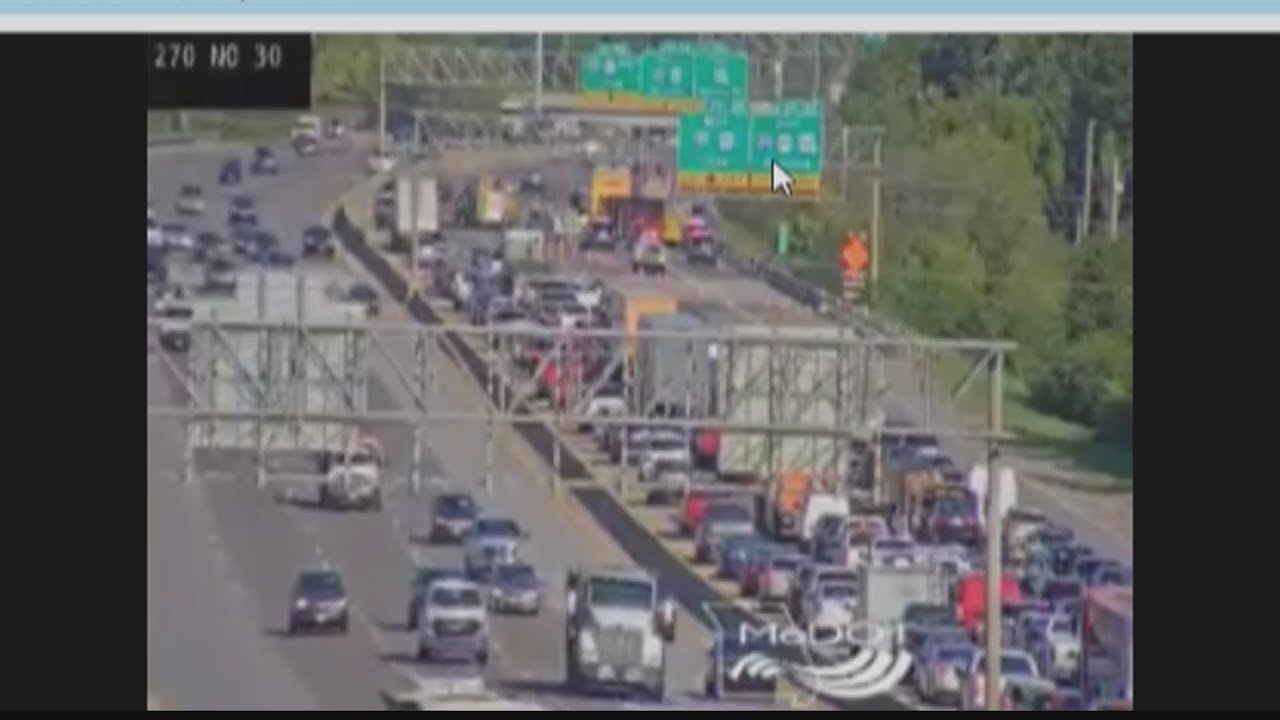Fatal crash closes northbound I-270 near I-44; major traffic backup