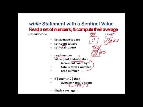 Intro to CS Programming | LECT 7 3 Sentinel–Controlled Loops Break Continue Stat | in Arabic ...