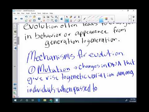 Evolution- Environmental Science