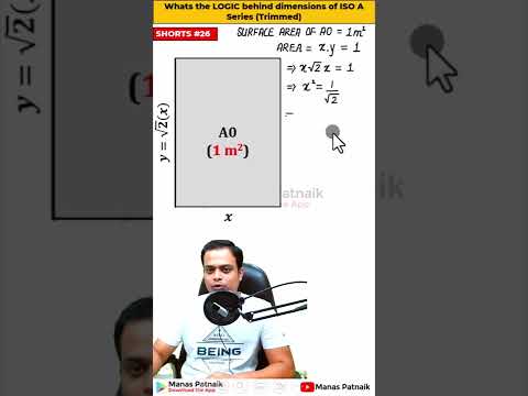 What is the LOGIC behind dimensions of ISO A Series Drawing Sheets