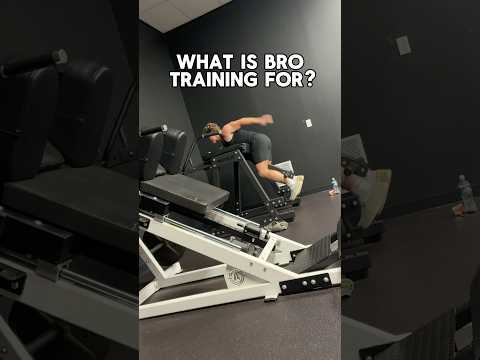 What is bro training for ??? #gym #funny