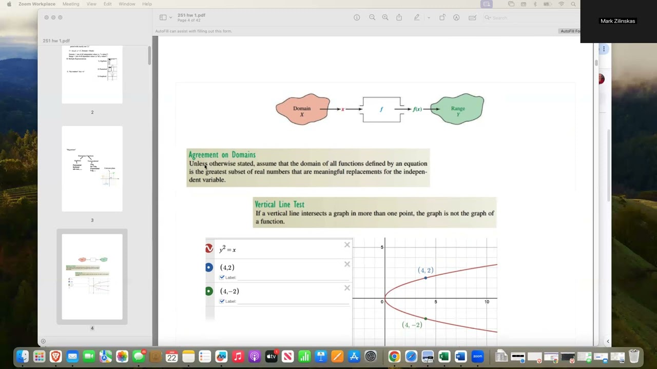 MAT 251 Week 1 Functions