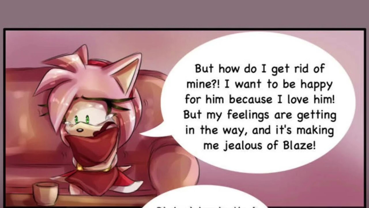 Silver and Amy moment comic dub