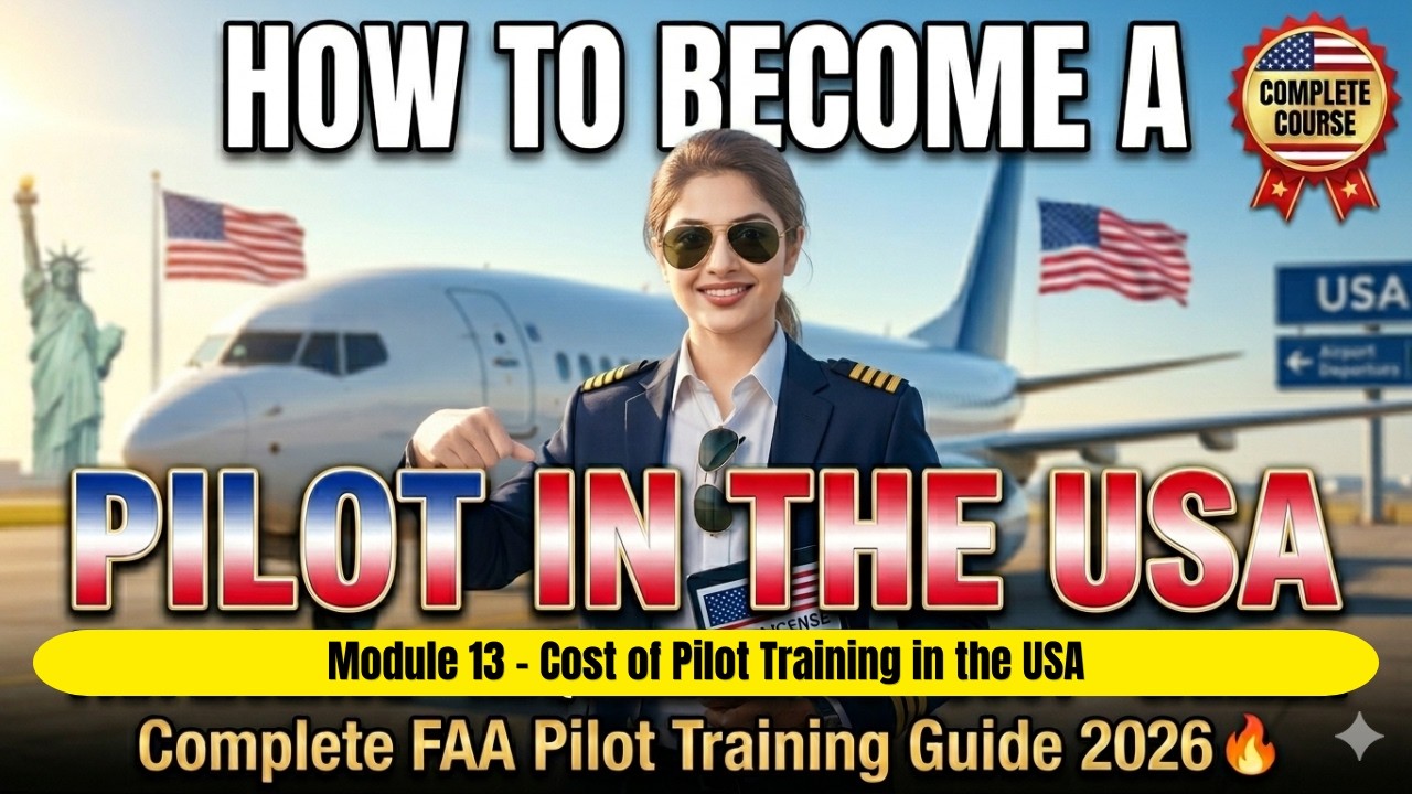 Module 13 – Cost of Pilot Training in the USA #PilotTraining #Pilot #Aviation #faa #vlogs