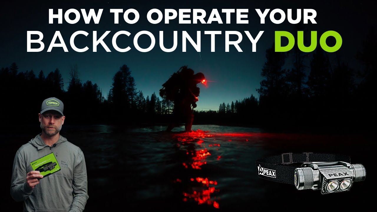 How To Operate The Peax Backcountry Duo Headlamp
