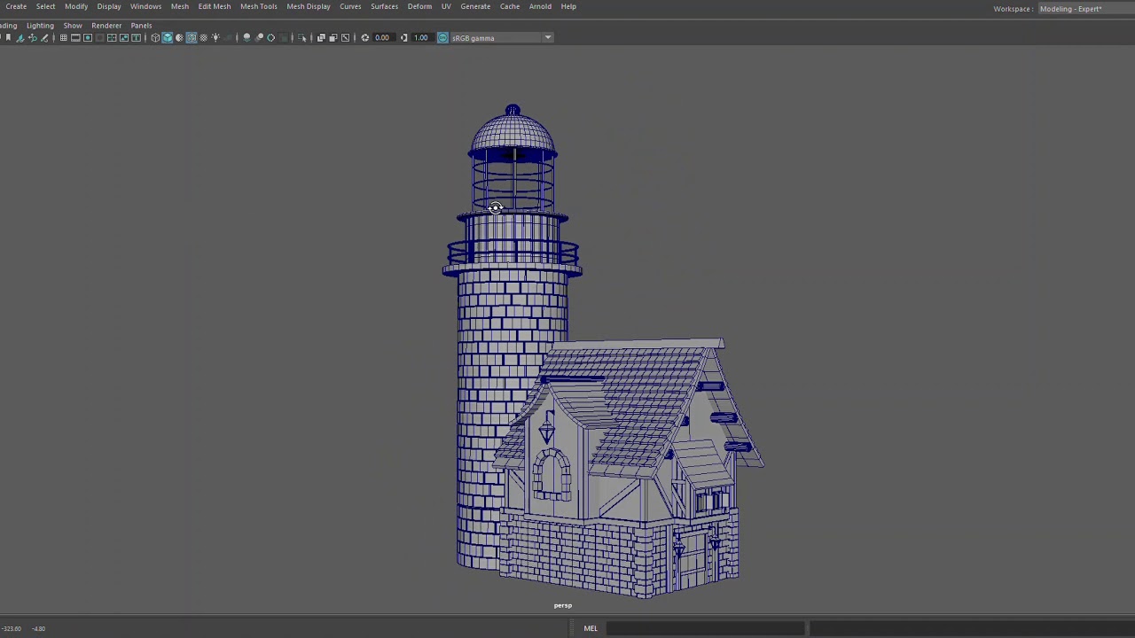 LightHouse - Made using Autodesk Maya