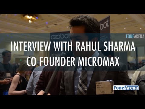 Interview with Rahul Sharma Co Founder Micromax @ CES 2014