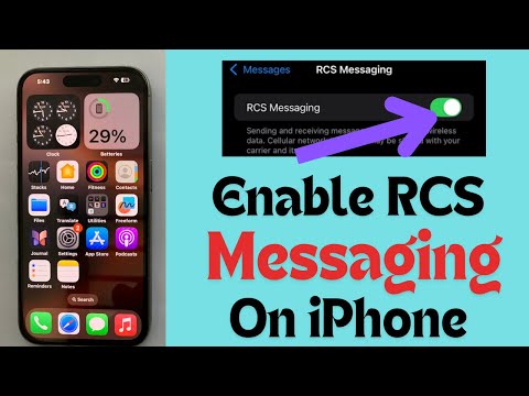 How to Turn On RCS Messaging on iPhone iOS 18.