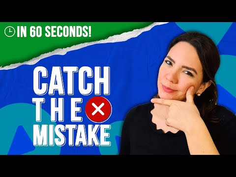 Can you spot the 3 MISTAKES in Spanish?