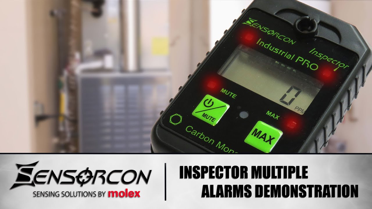 The Sensorcon Carbon Monoxide Inspector Alarm Demonstration