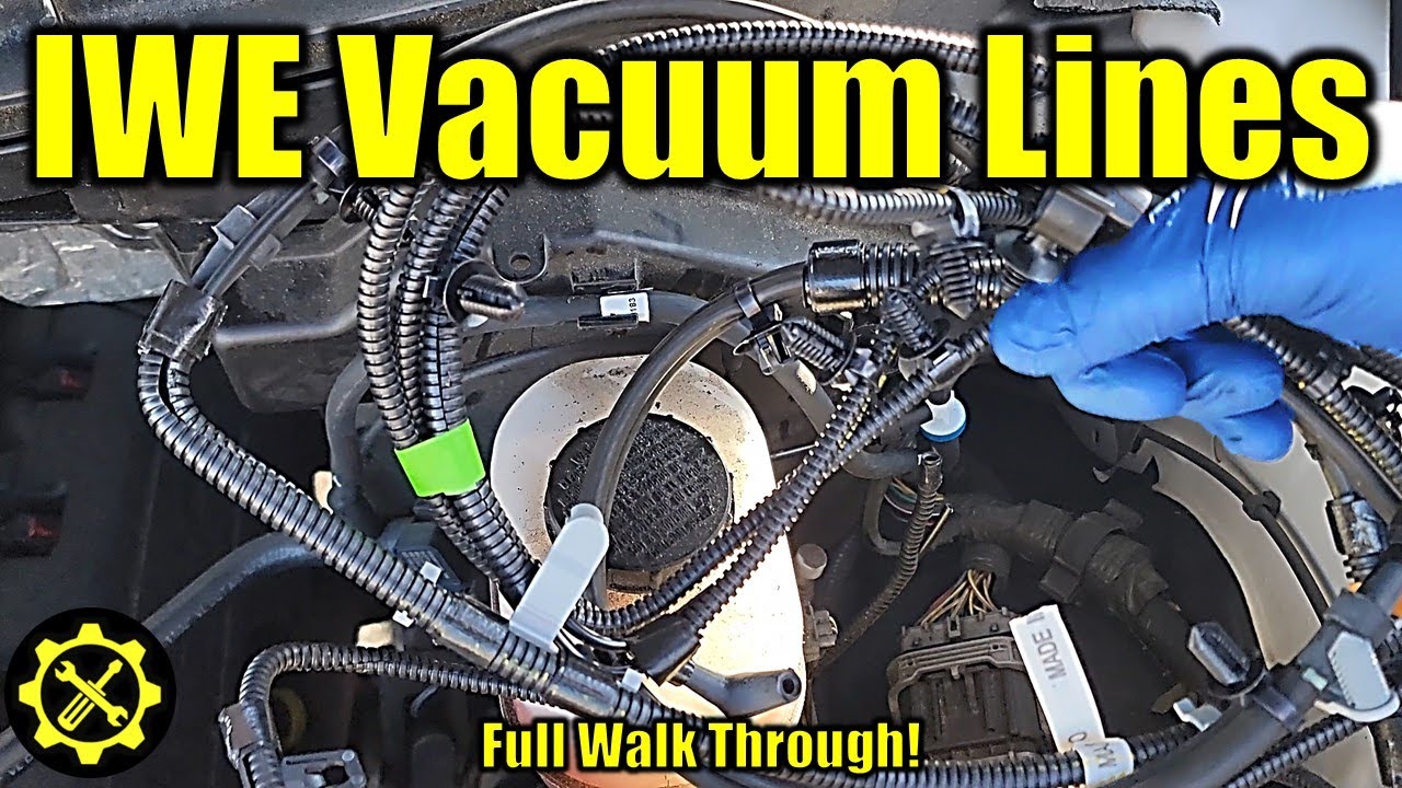 Ford F150 - How to replace the IWE Vacuum Lines!