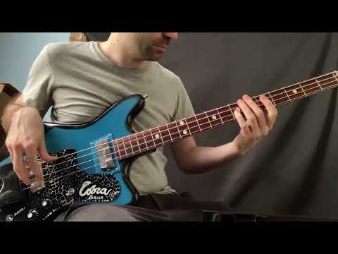 Wandre Davolo Cobra 2 Bass - Blue Framez Antonio Pioli | Reverb
