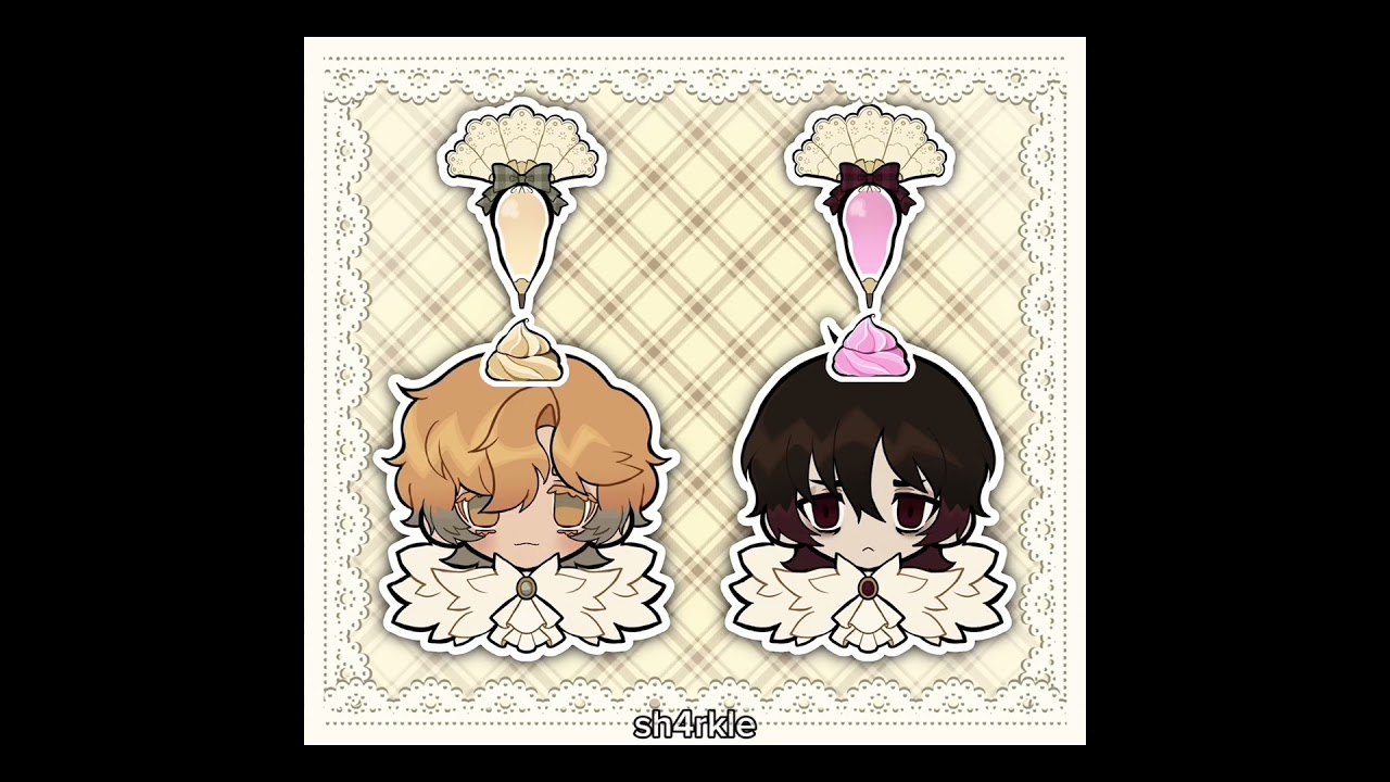 Prince twin brothers👑🕊️👑🐦‍⬛#oc #originalcharacter #animationmeme  #art