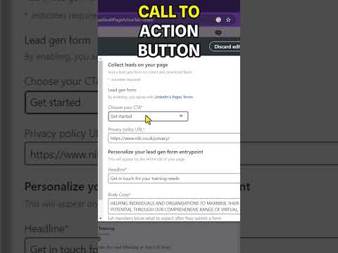 How To Add A Lead Gen Form To LinkedIn Company Page