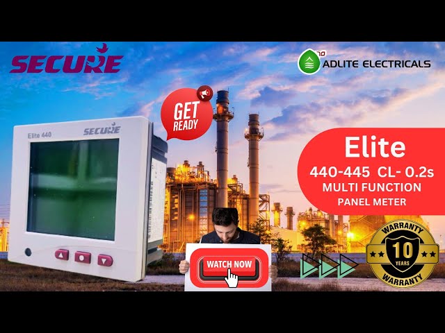 SECURE METERS MANUFACTURER - Elite 444 Multifunction Panel Meter ...