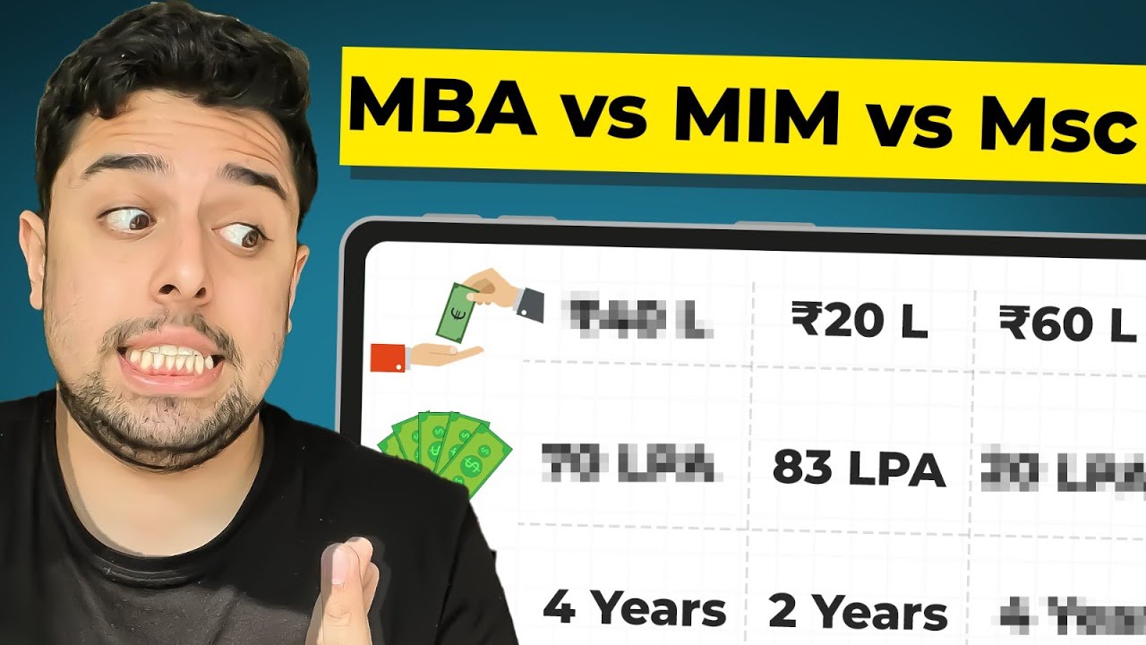 MBA vs MIM vs MSc - What should you choose?