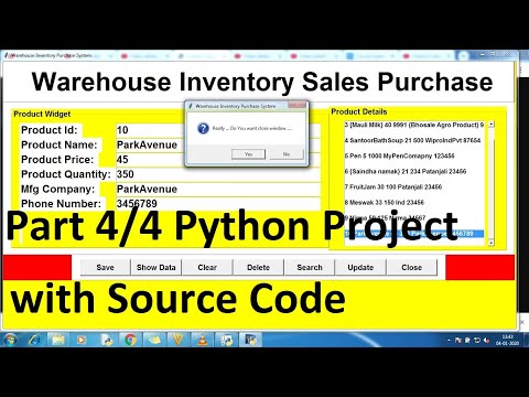 Python Projects For Beginners With Source Code Using Database | Python Projects | Python CRUD part 4