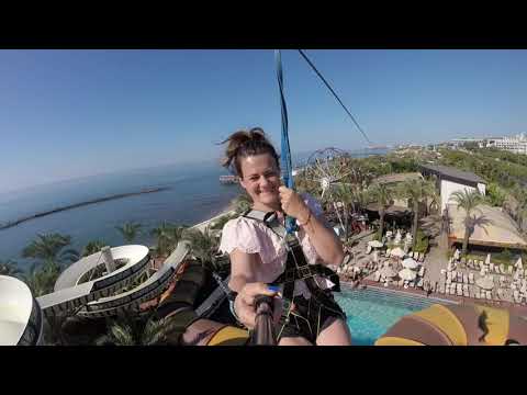 Long Beach Resort Alanya Zip line. Turkey