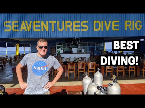 MABUL ISLAND DIVING IN SABAH | Seaventures Dive Rig in Sipadan Malaysia