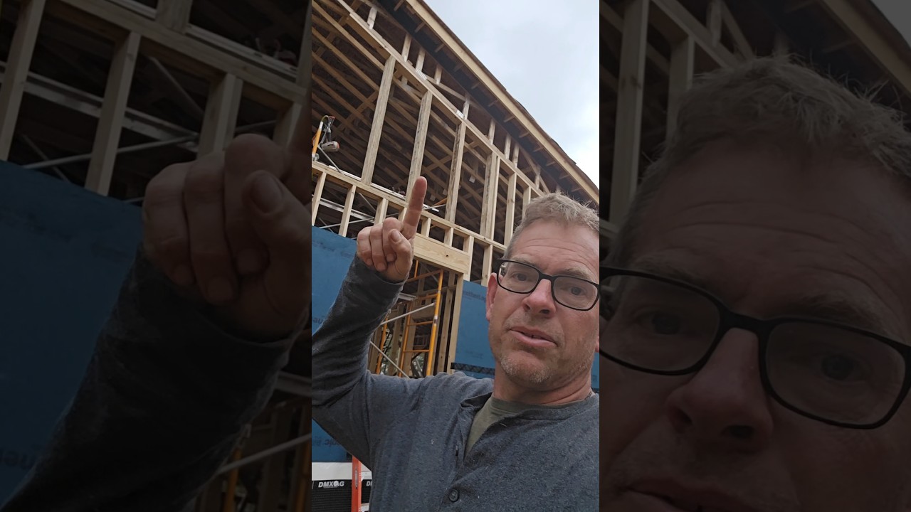 I Framed In The Front Wall Here In The Wilderness #framing #offgrid #wilderness #icf #solobuild
