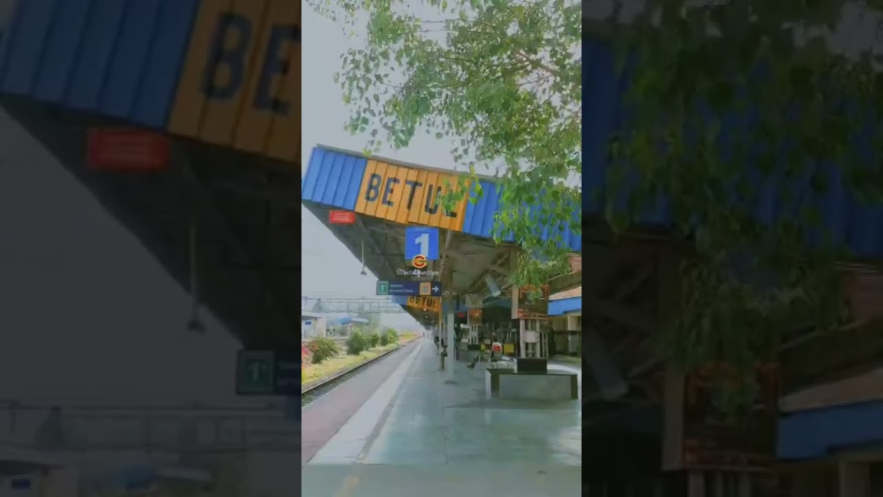 central Indian Railway Station Betul 👌#viral #betul#trending