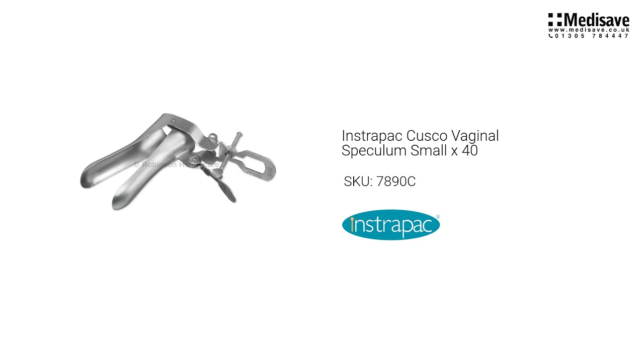 Instrapac Cusco Vaginal Speculum Small x 40 7890C