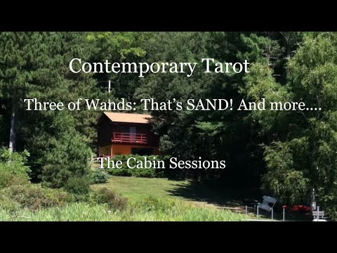 Three of Wands: That's SAND! And more....