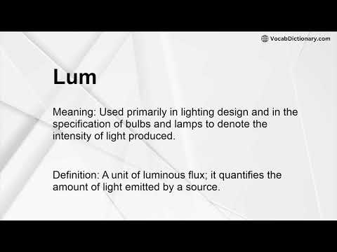 Lum Meaning