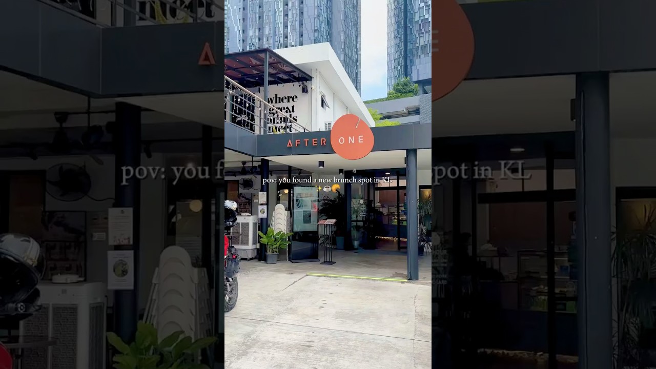New brunch spot in KL. 📍 After One KL #klcafe #klfoodie