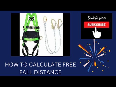 How to calculate free fall Distance