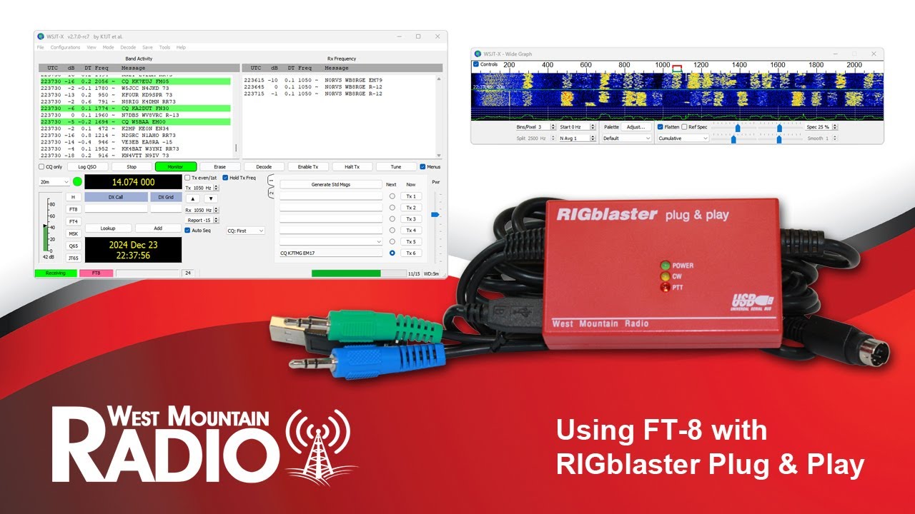Using FT-8 with RIGblaster Plug & Play