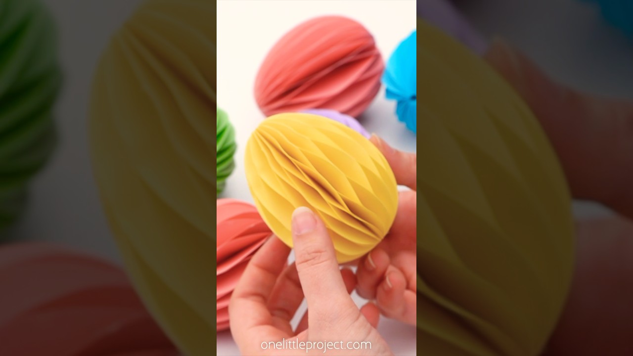 DIY Honeycomb Easter Egg 🥚 🥚 🥚