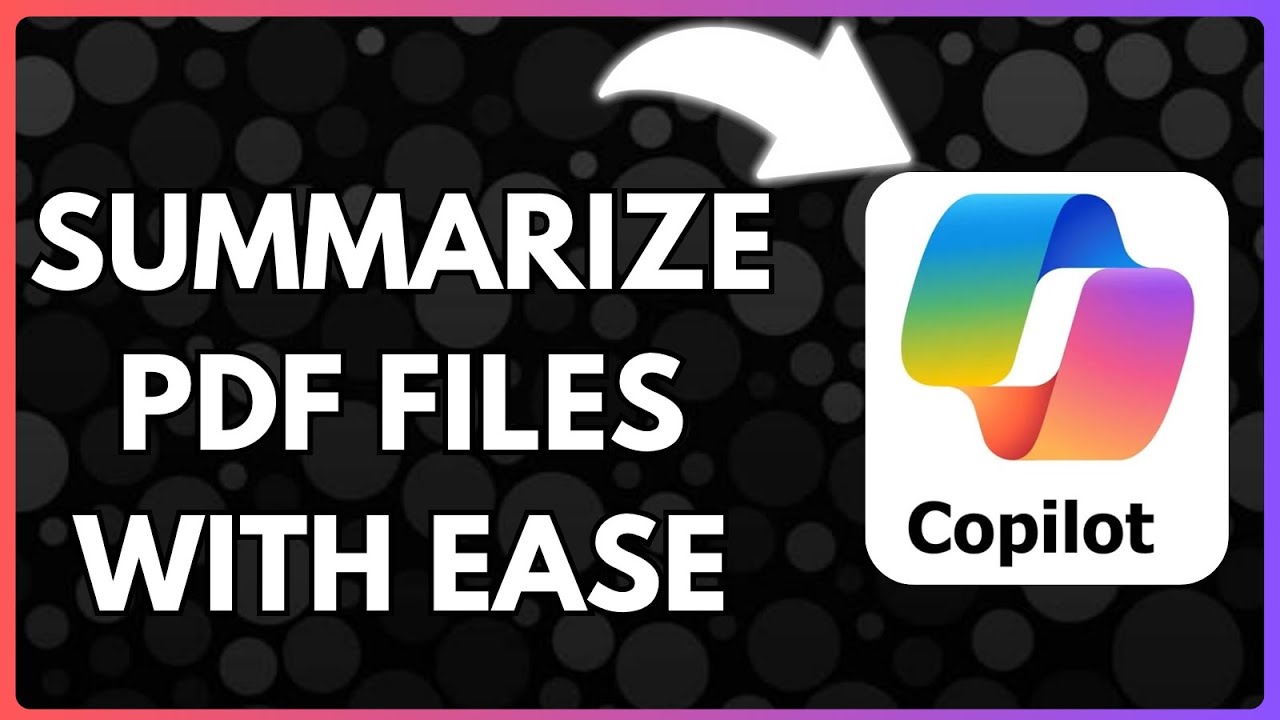 How to Summarize Pdfs With Copilot 🤖 AI Tutorial