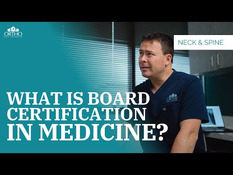 What Is Board Certification in Medicine & Why Does It Matter? #orthopedicsurgeon