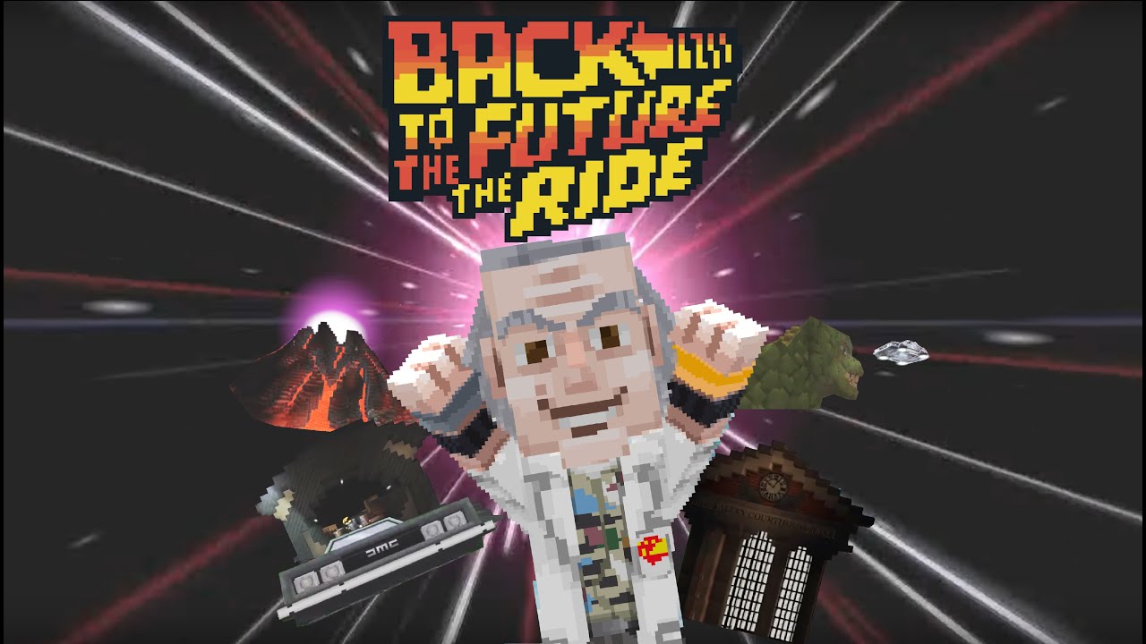 Minecraft Back To The Future Experience: Universal Studios Theme Park DLC (Modded)