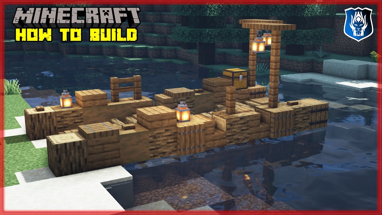 Minecraft How to Build Fishing Pier (Tutorial) - Minecraft Builders