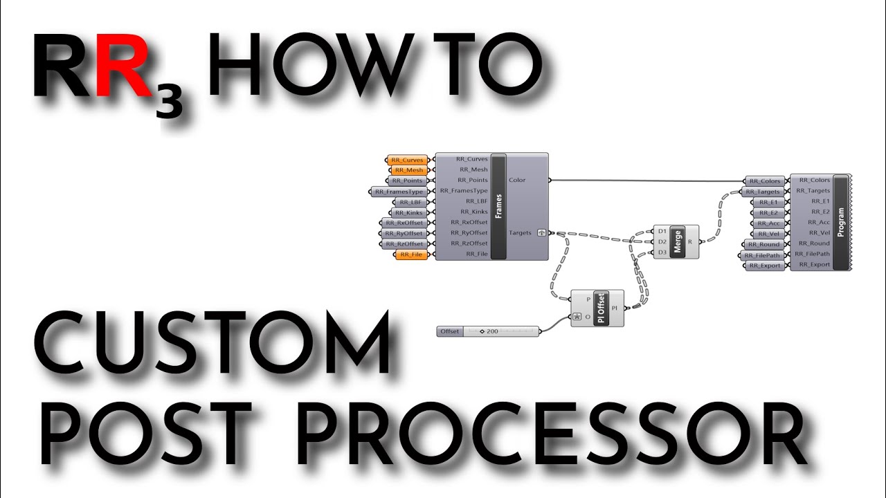 RhinoRobot 3: How to customize the post processor